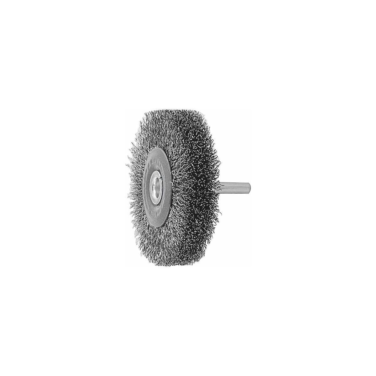 Rundborste med skaft Ståltråd 0,20 mm